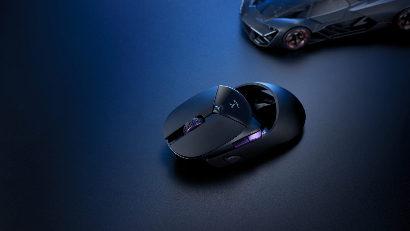 VT960PRO Wireless Gaming V+ Dual Mode OLED Mouse - Rapoo Gear